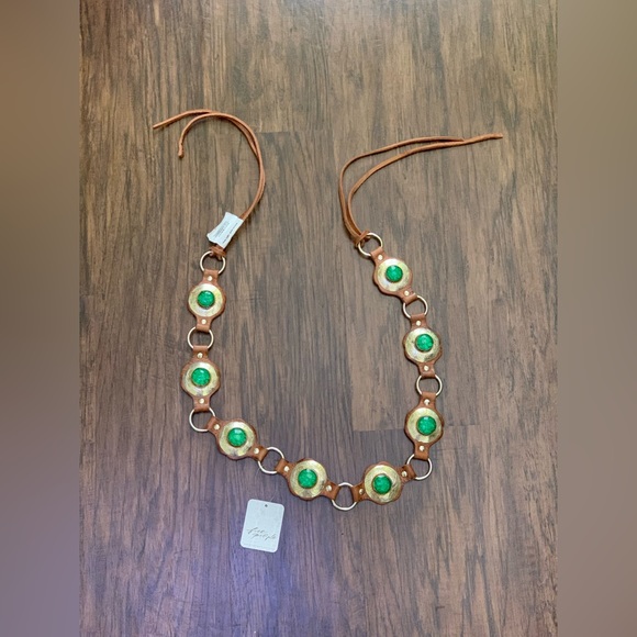 Free People | Accessories | Free People Calypso Stone Wrap Belt | Poshmark